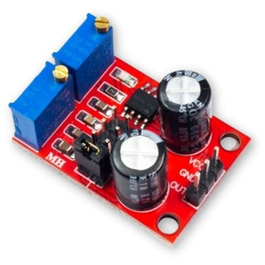 Modul, Generator NE555, NE555, doua potentiometre, frecventa de iesire ...