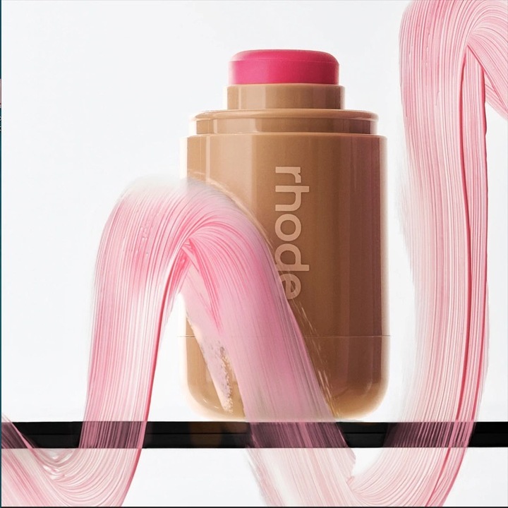 Fard obraz ，Rhode Stick de blusher cu pudra de buzunar -juice box 5.3g ...