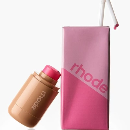 Fard obraz ，Rhode Stick de blusher cu pudra de buzunar -juice box 5.3g ...