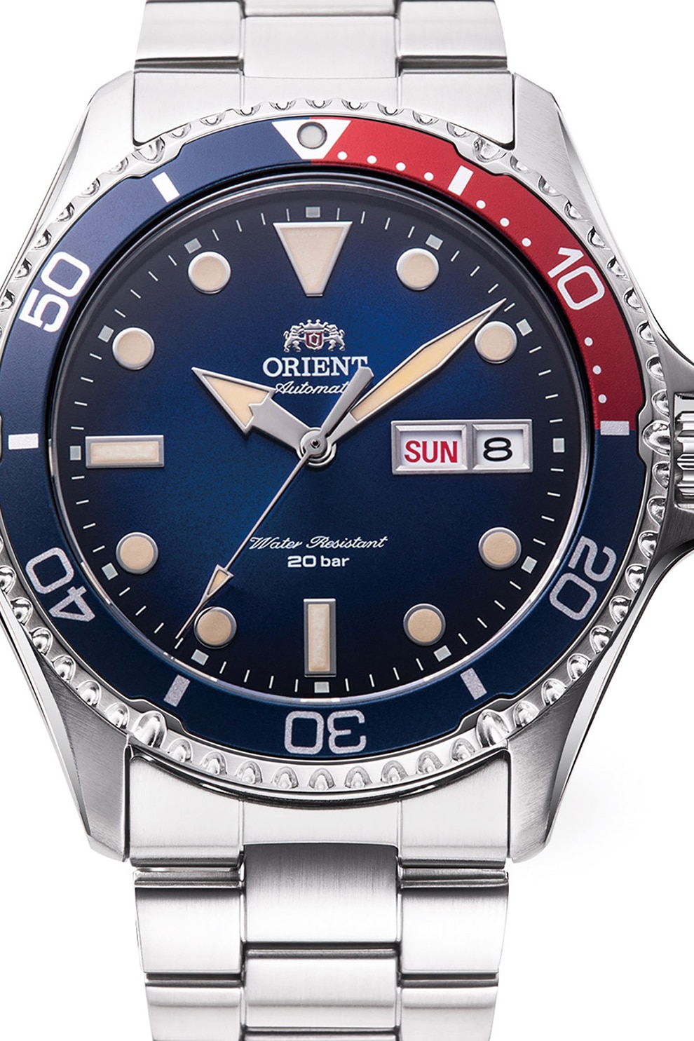 ORIENT, Ceas automatic de otel inoxidabil, Albastru, Argintiu - eMAG.ro