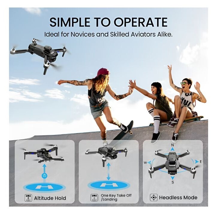 Drona motorul Brushless GPS pentru incepatori sau avansati, Model Combo ...