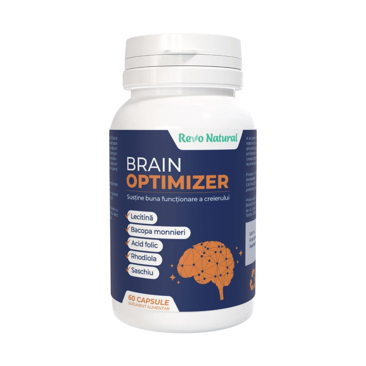 Supliment alimentar pentru memorie si concentrare, Brain Optimizer 60 ...