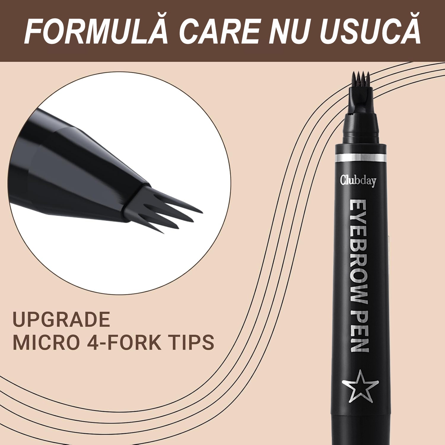 Set Creion sprancene cu gel, Hoyecl, waterproof, negru - eMAG.ro