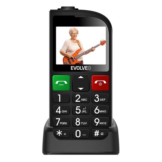 Telefon cu butoane EASYPHONE FL, EVOLVEO, EP801, Negru - eMAG.ro