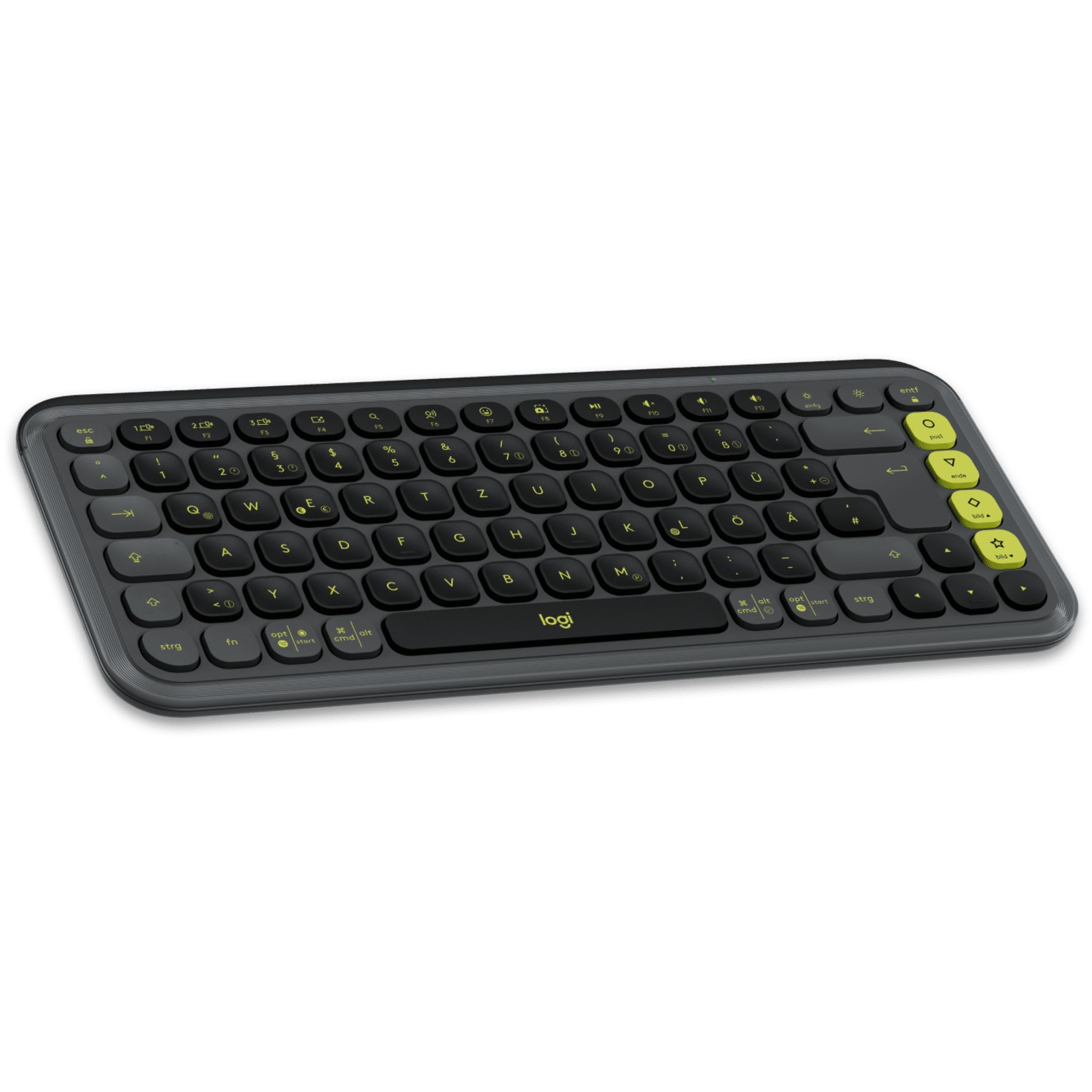 Tastatura Wireless Logitech POP ICON KEYS, Bluetooth, 3 Way Easy-Switch ...