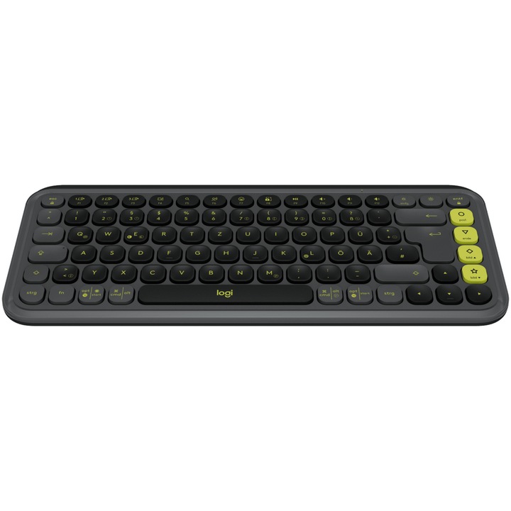 Tastatura Wireless Logitech POP ICON KEYS, Bluetooth, 3 Way Easy-Switch ...