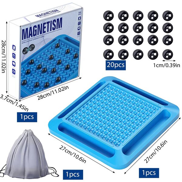 Joc de Inteligenta si Strategie, Tabla cu Magneti, Magnetisim ...