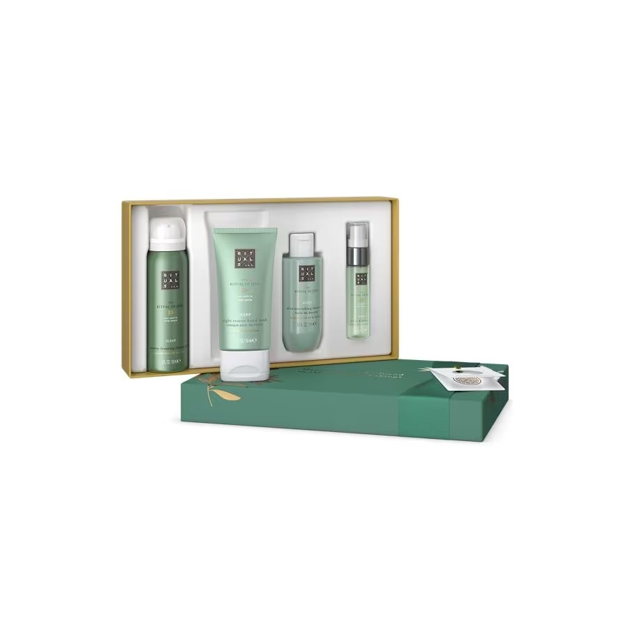 Set cadou Rituals, The Ritual of Jing Sleep Mic, Ulei de dus 75 ml, Gel ...