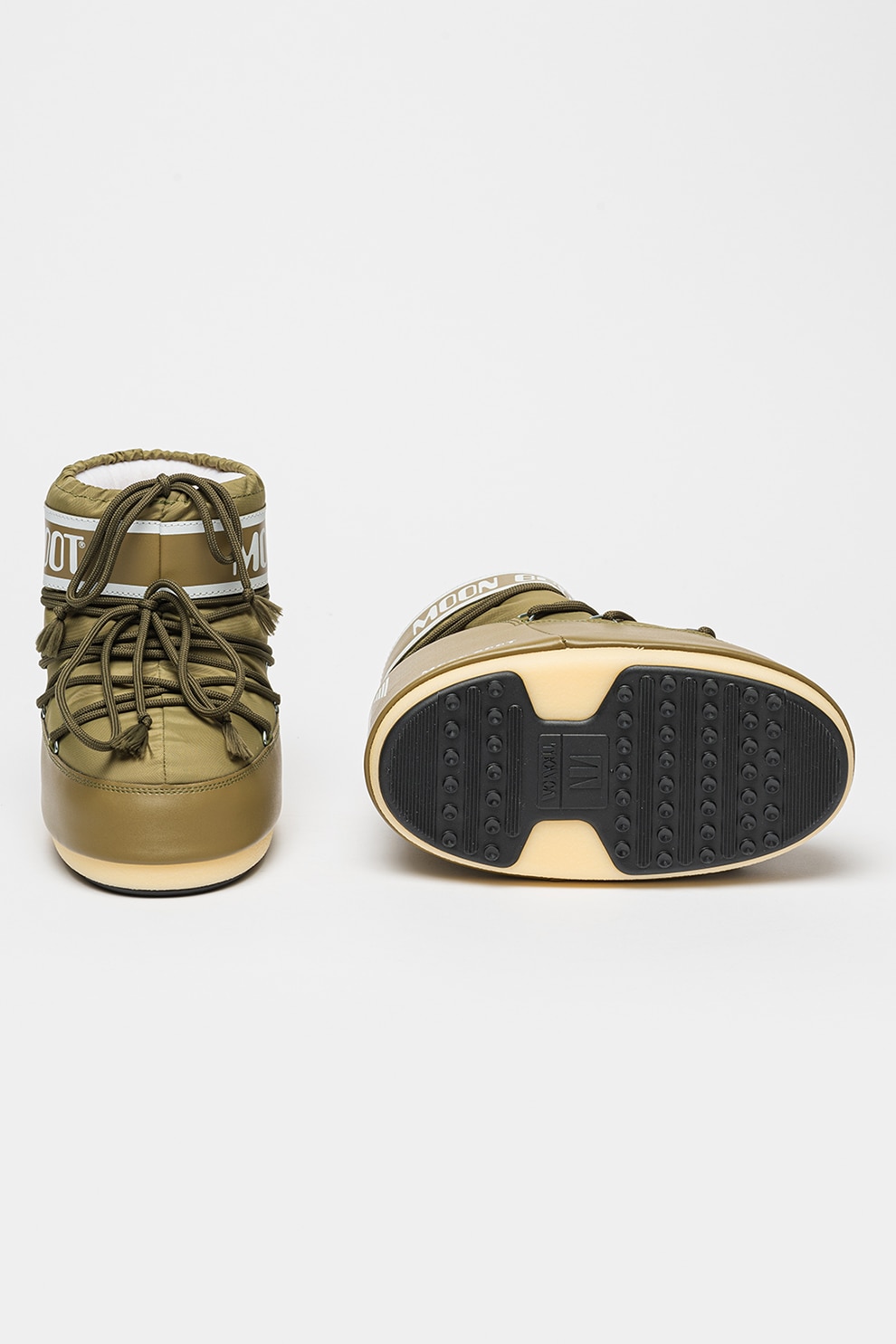 Moon Boot, Ghete de iarna Icon, Kaki, Alb murdar, 36-38 - eMAG.ro