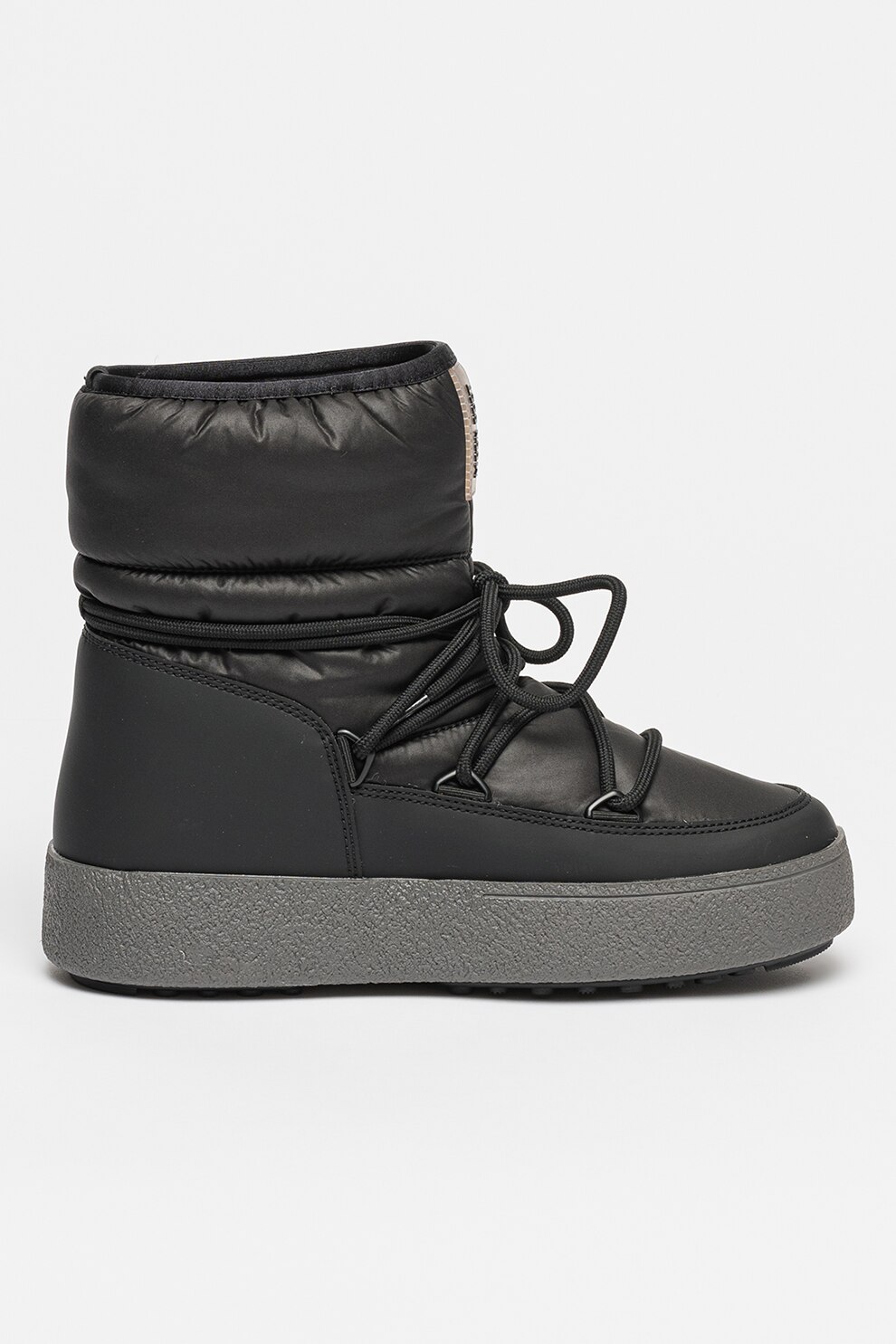 Moon Boot, Ghete flatforrm de iarna, fara inchidere EVX Puff, Negru, 40 ...