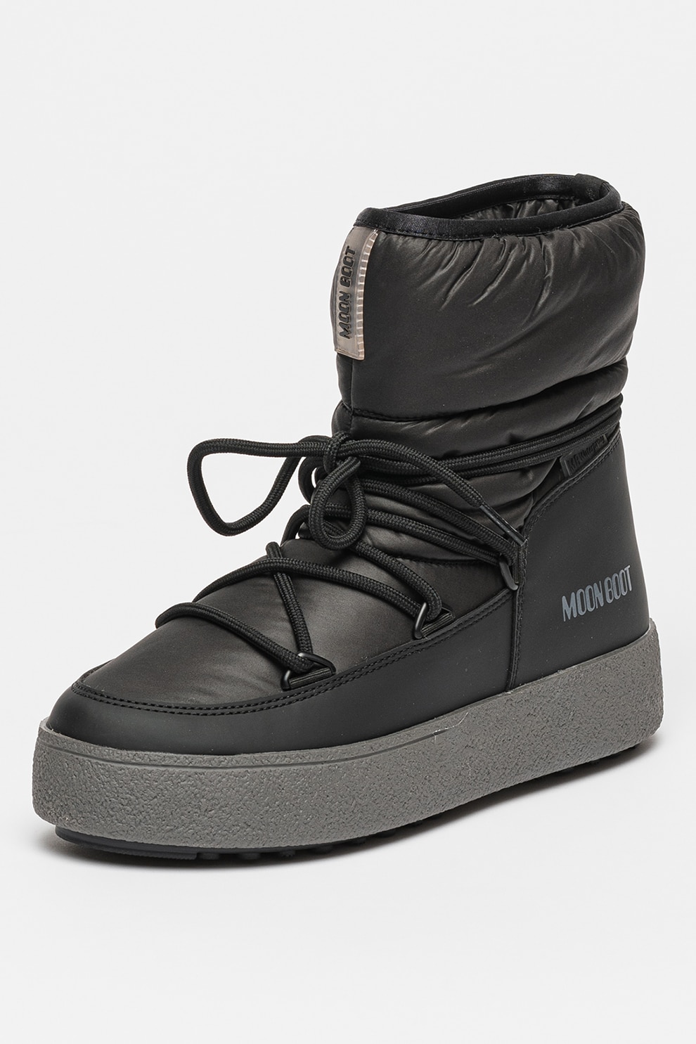 Moon Boot, Ghete flatforrm de iarna, fara inchidere EVX Puff, Negru, 40 ...