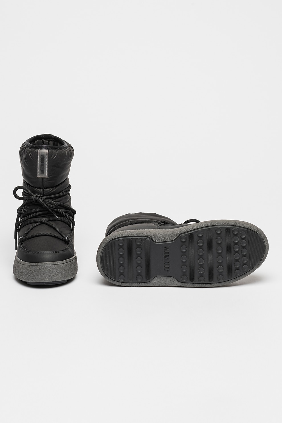 Moon Boot, Ghete flatforrm de iarna, fara inchidere EVX Puff, Negru, 40 ...