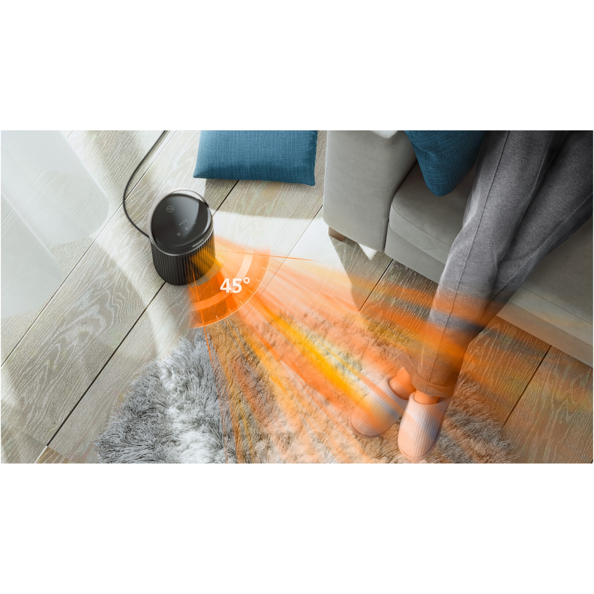 Aeroterma cu tehnologie ceramica Philips seria 3000 CX3120/01, pana la ...