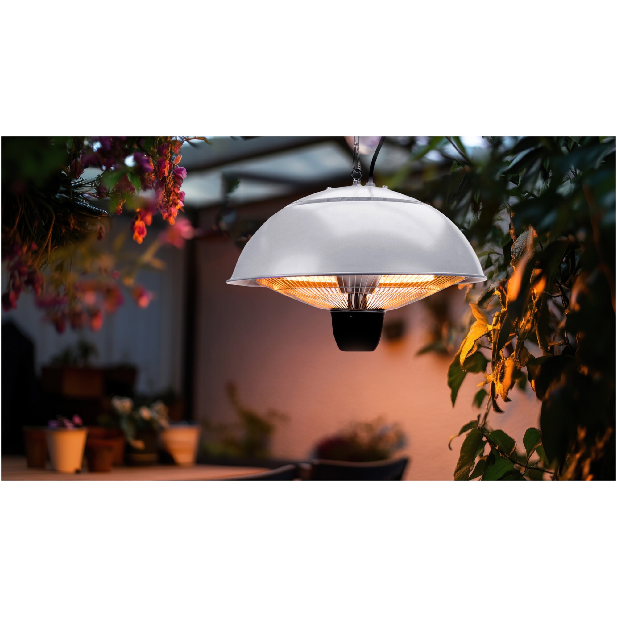 Incalzitor electric cu halogen pentru terasa 1500 W EL4000030, putere ...