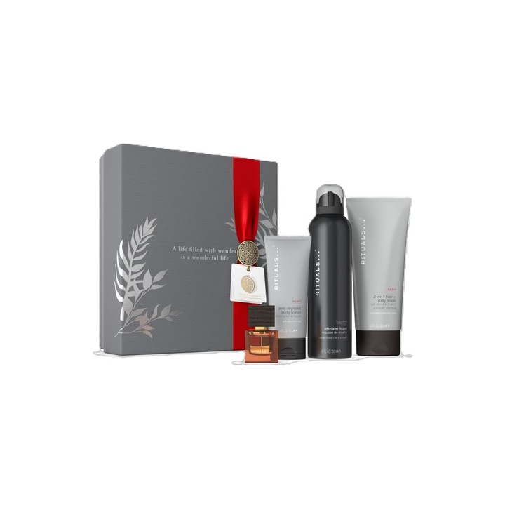 Set cadou Rituals mediu 2024 Homme, Apa de parfum L'Essentiel 15 ml ...