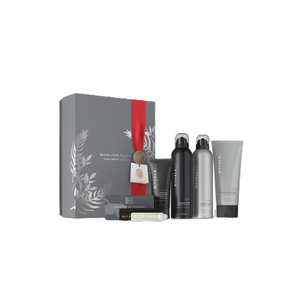 Set cadou Rituals mare 2024 Homme, 2 Gel de dus spuma Sport si Homme ...