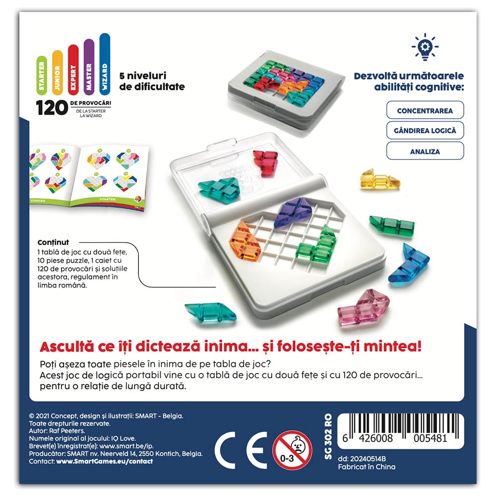 Joc Smart Games - IQ Love, lb. romana - eMAG.ro