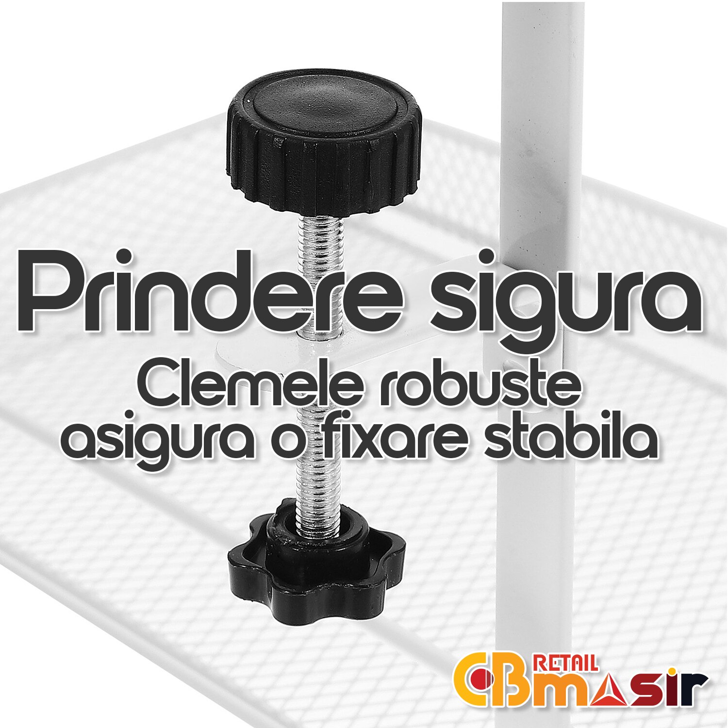 Organizator de Cabluri Reglabil CBMasir, Montare Sub Birou, Fara ...
