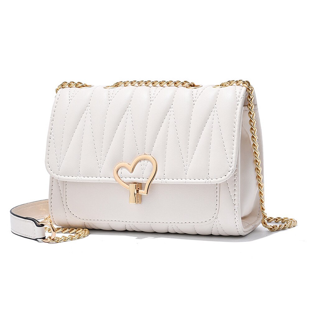 Geanta crossbody pentru femei, alb, design simplu, dimensiuni mici ...