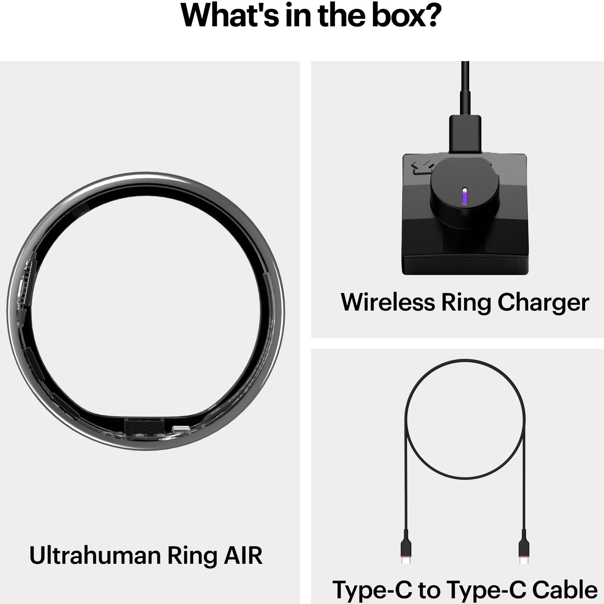 Inel inteligent monitorizare sanatate Ultrahuman Ring Air, Marimea 05 ...
