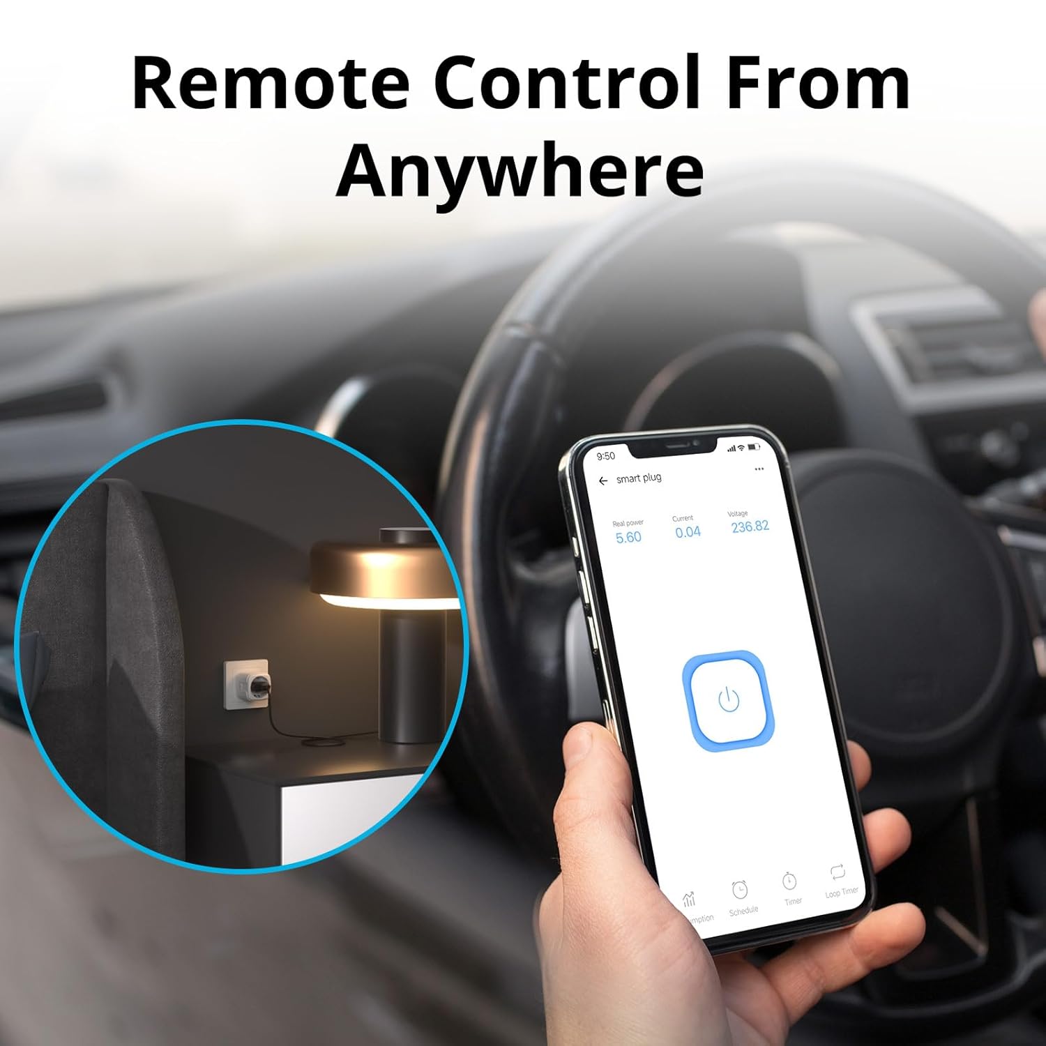 Set 4 Prize inteligente Aurov®, WiFi, aplicatie mobila SmartLife, 16A ...