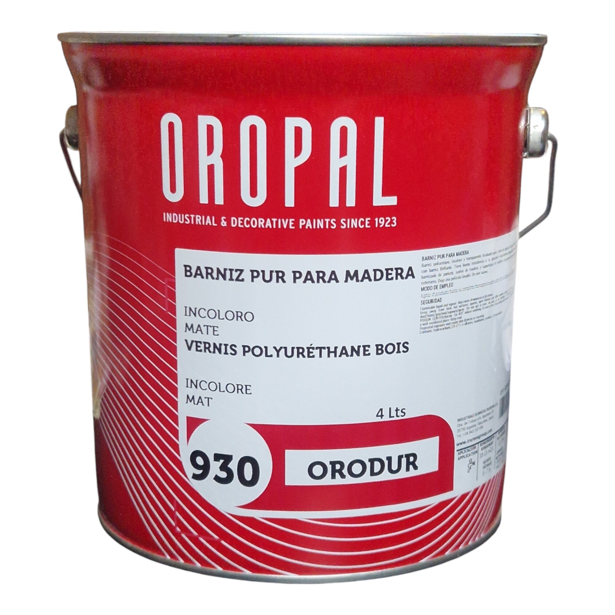Lac poliuretanic pentru parchet, Orodur 930, mat, 4 lt - eMAG.ro