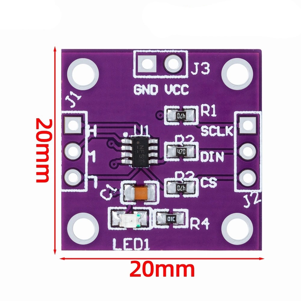 Modul potentiometru digital TPL0501, interfata SPI, ajustabil 100K ...
