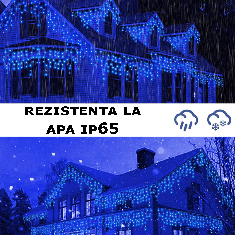 Instalatie Craciun Tip Turturi SIKS, 25 Metri, 500 Led-uri, Pentru Casa ...