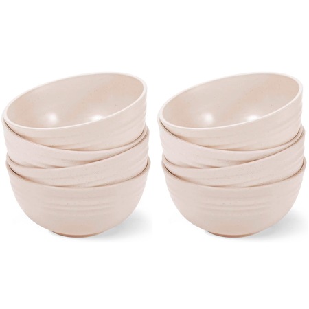 Set 8 Boluri Cereale, Axroad Mall, Paie de grau, BPA free, Usoare si ...