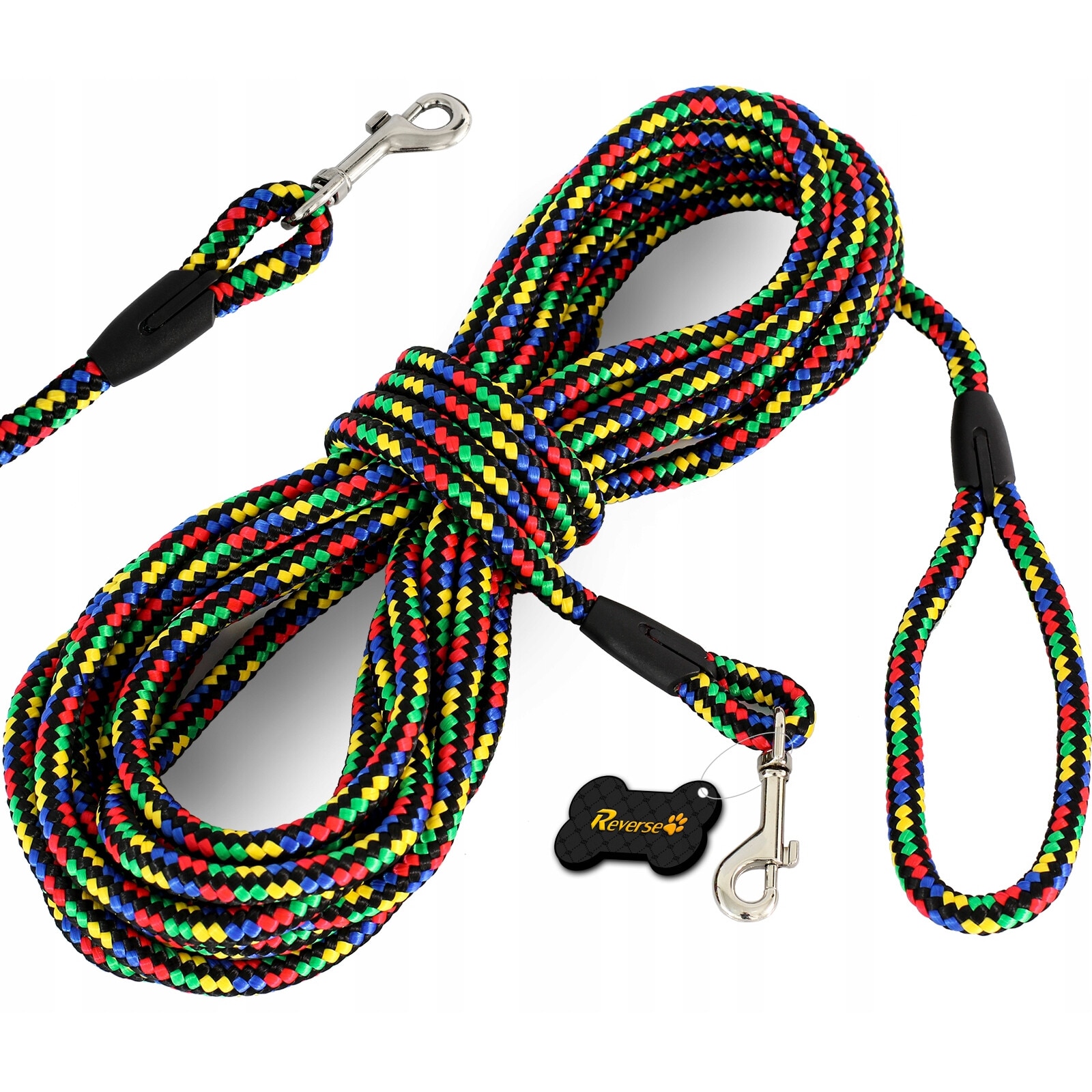 Lesa de antrenament pentru caini, Reverse, 1.5m, 10mm, rezistenta, cu ...