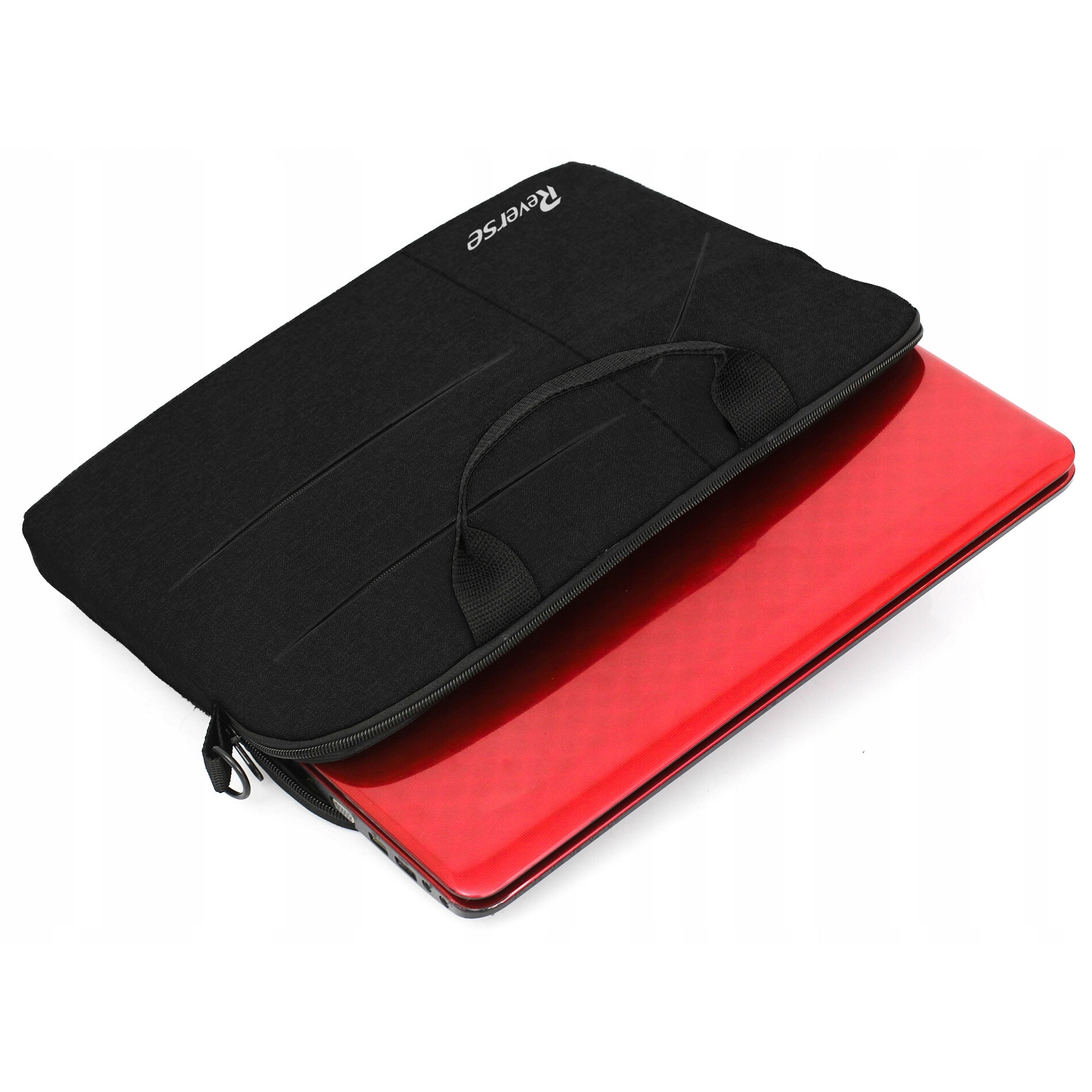 Geanta laptop Reverse, 15.6", neagra, 40x29x4cm, set cu curea reglabila ...