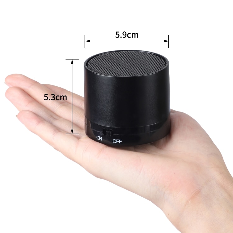 Boxa portabila Bluetooth, Mini, Subwoofer, Wireless, Negru - eMAG.ro