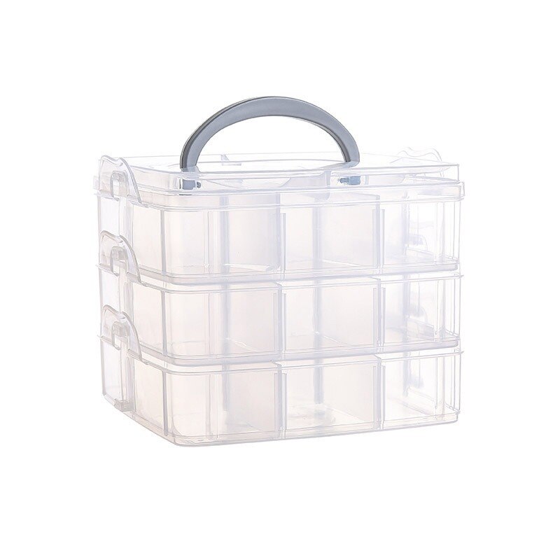 Organizator cutie din plastic pentru depozitarea bijuteriilor si a ...