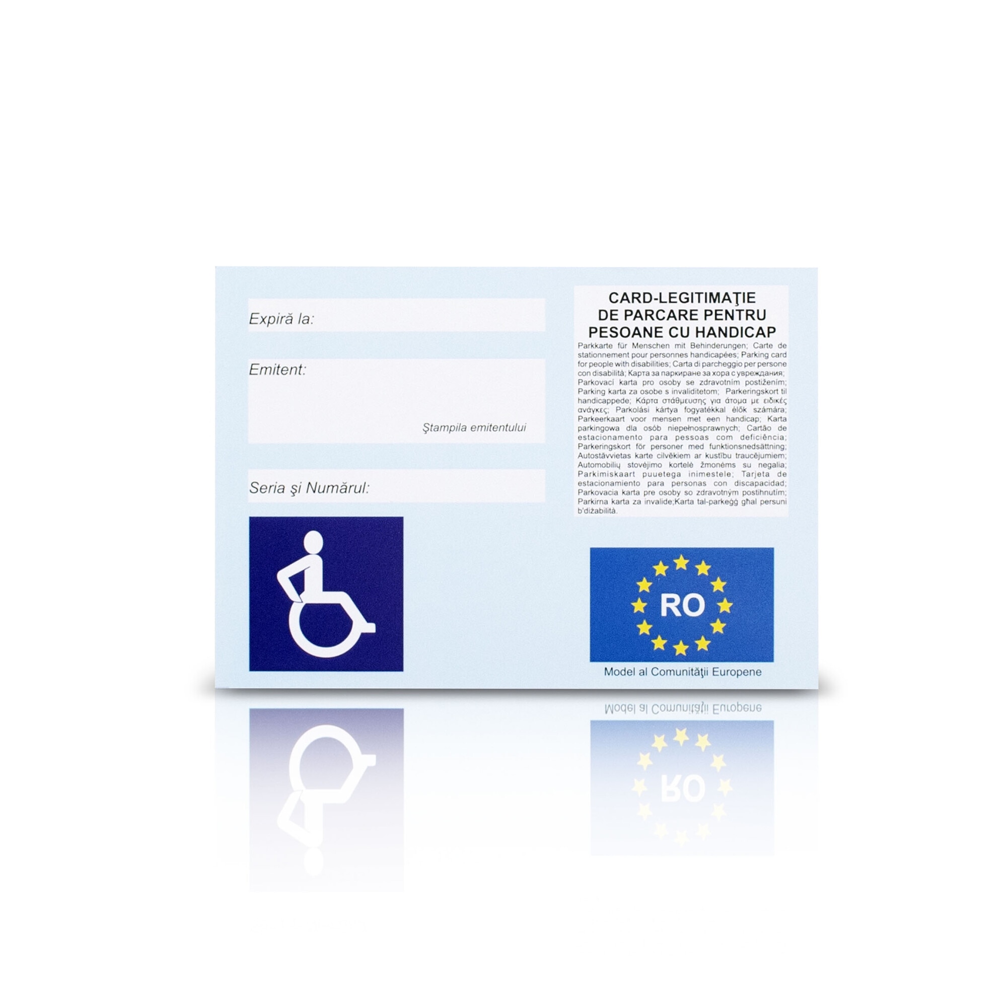 Legitimatie handicap 10 bucati - eMAG.ro