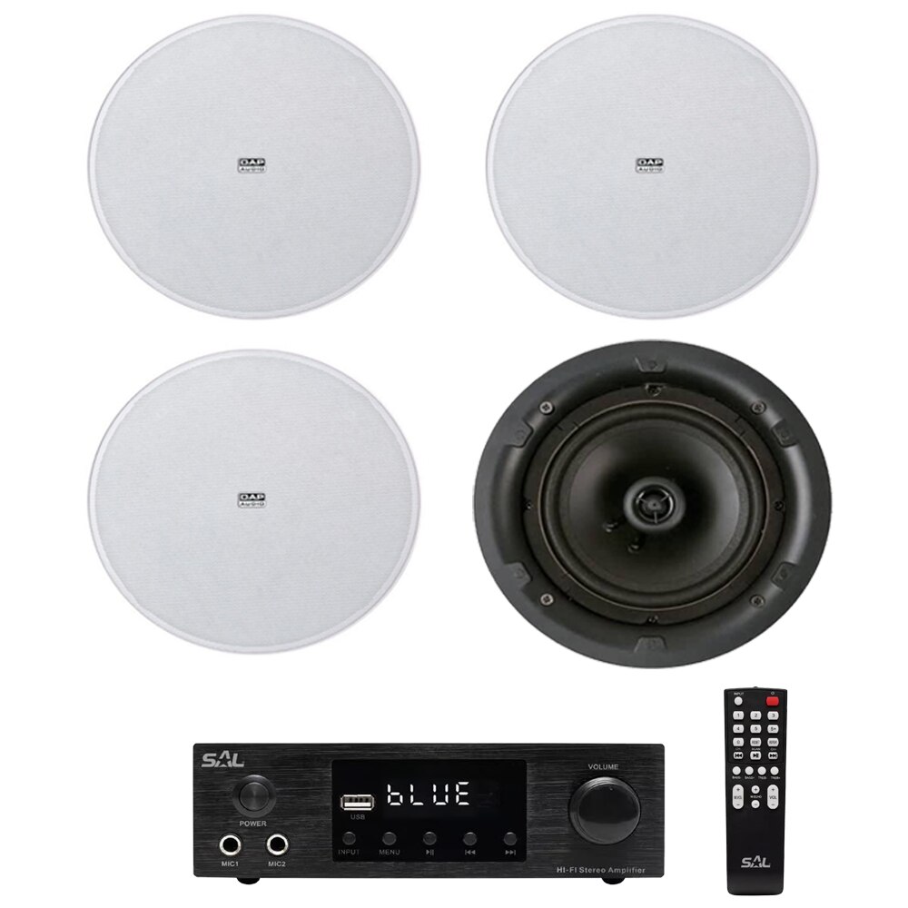 Sistem audio cu boxe incastrabile hi-fi DAP DCS6230-16 si Receiver SAL ...