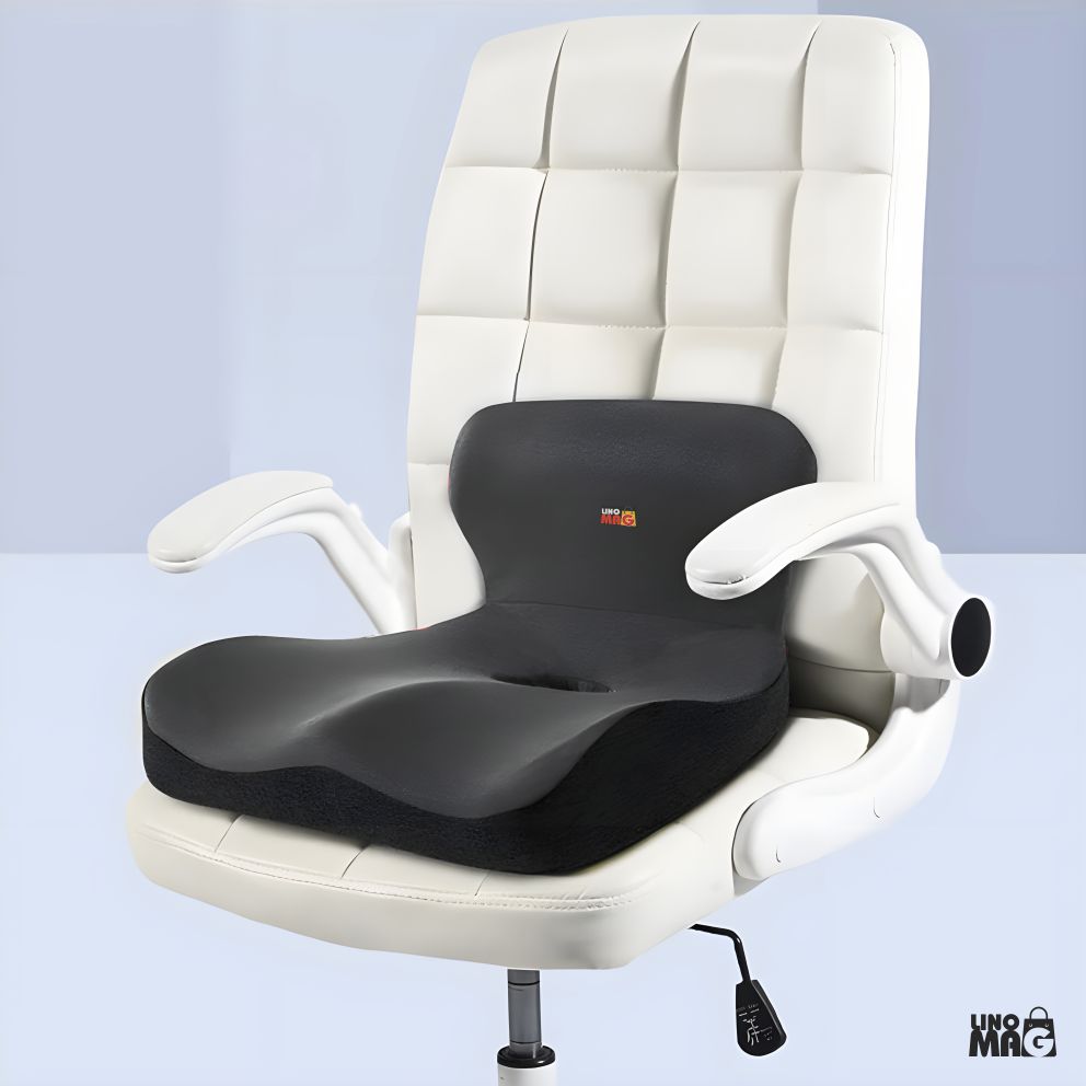 Perna Ortopedica pentru Sezut cu Suport Lombar, Linomag®, Spuma cu ...