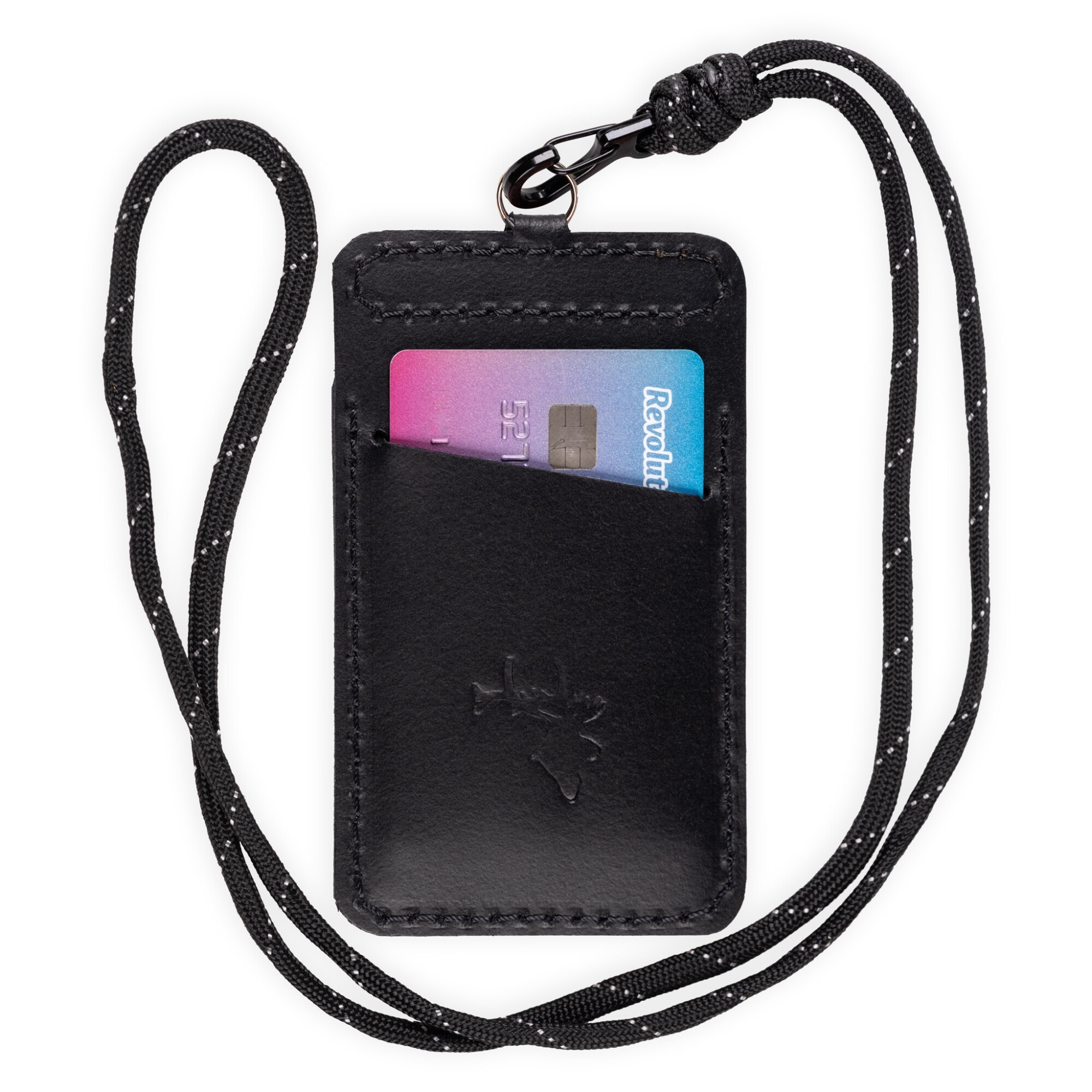 Husa din piele naturala pentru legitimatie sau card acces, buzunar ...