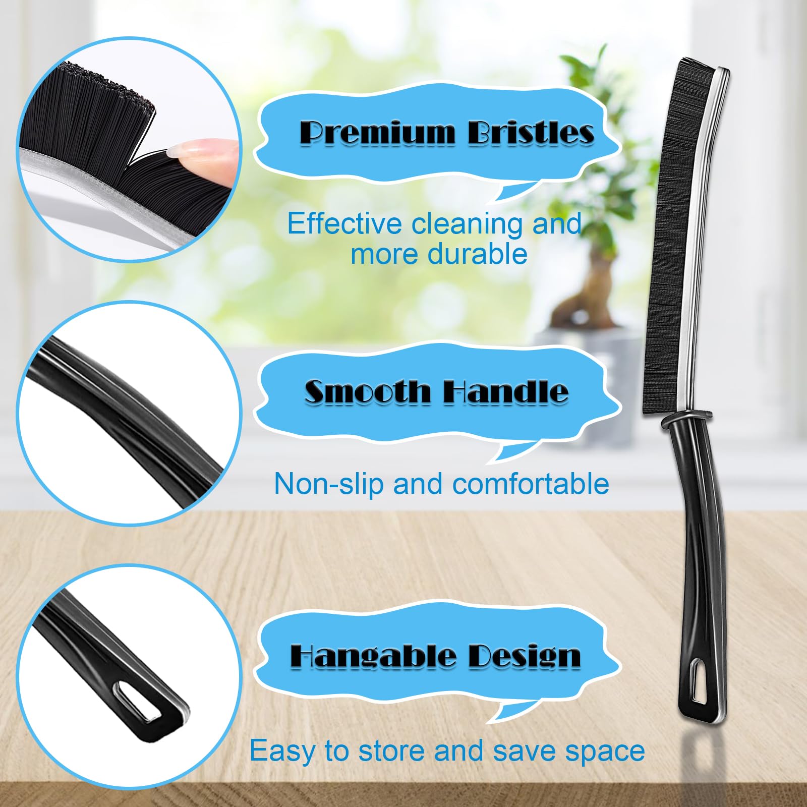 Set 5 perii curatare rosturi, perie suprafete greu accesibile, Curatare ...