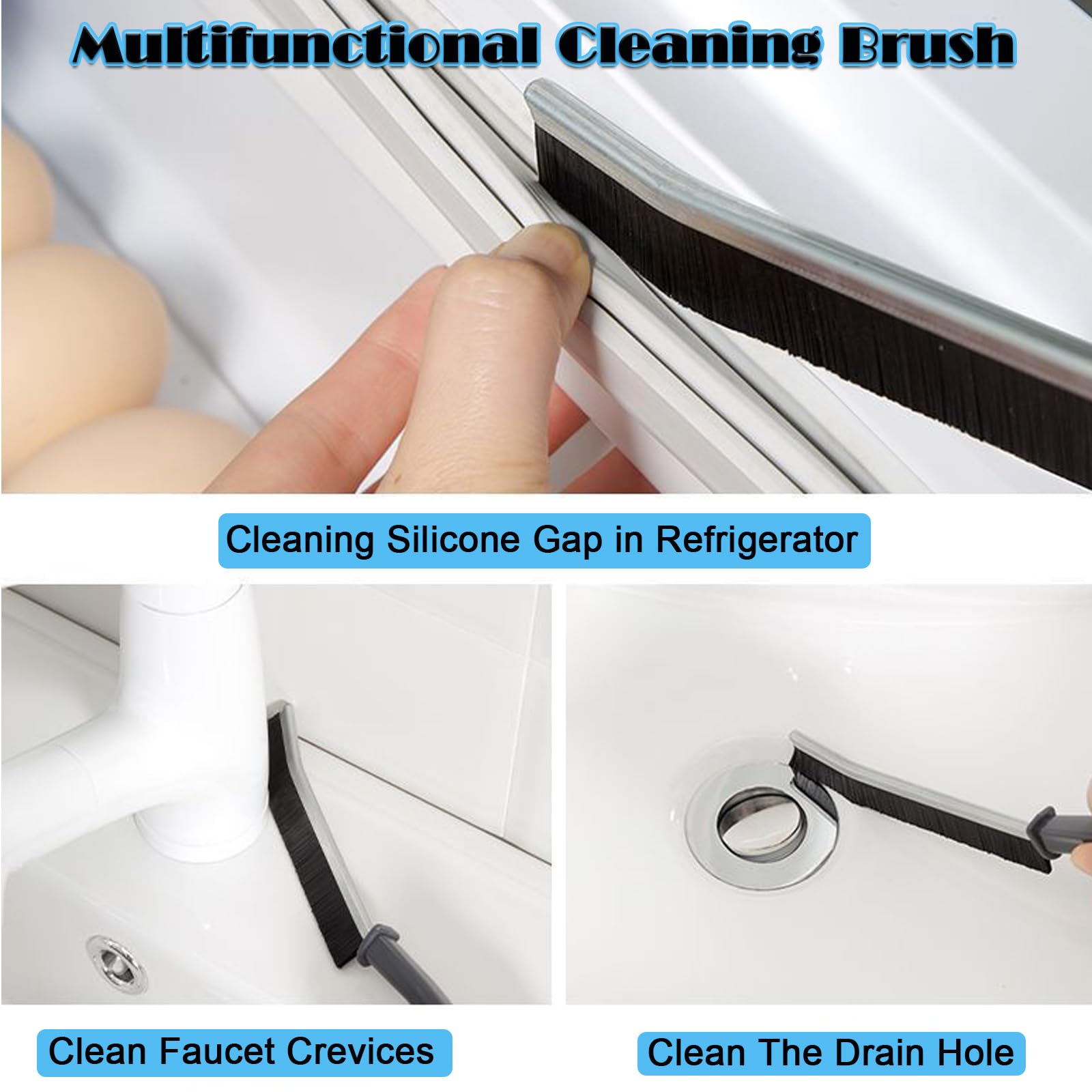 Set 5 perii curatare rosturi, perie suprafete greu accesibile, Curatare ...