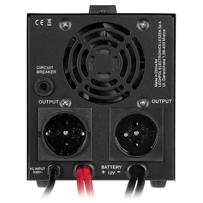 Központi fűtéses UPS, 700 W, 12 V, tiszta szinuszos, 138 x 276 x 155 mm ...