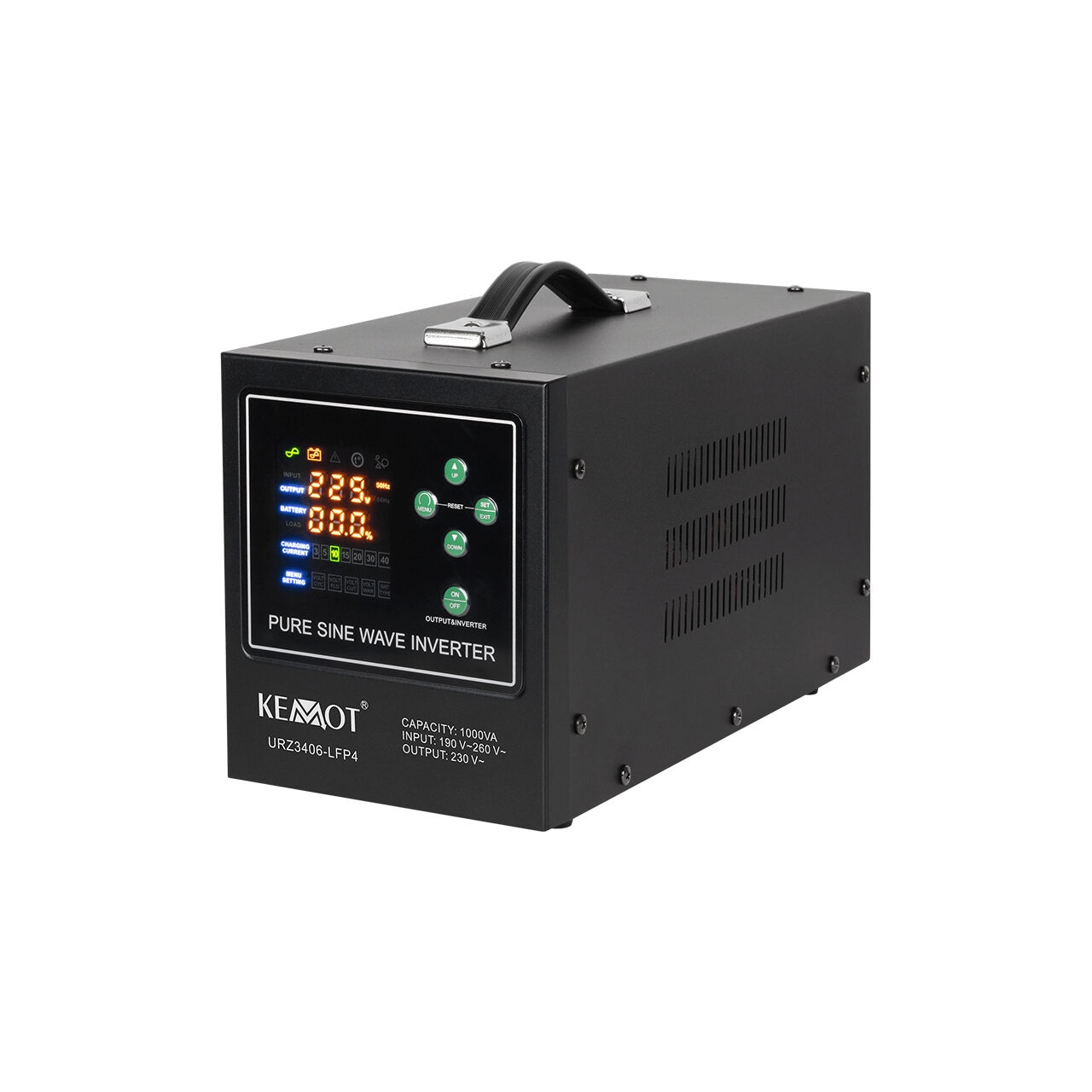 Központi fűtéses UPS, 700 W, 12 V, tiszta szinuszos, 138 x 276 x 155 mm ...