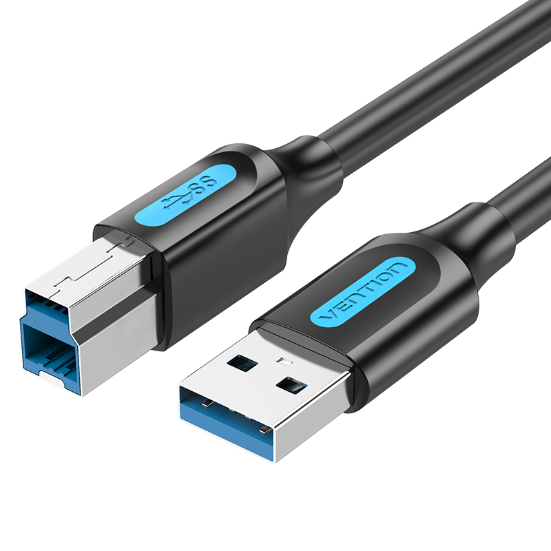 Cablu imprimanta USB 3.0, VENTION, USB B la USB A, Negru, 0.5m - eMAG.ro
