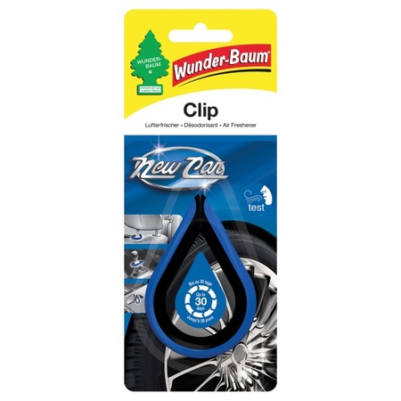 Autó légfrissítő, Wunder-Baum, CLIP New Car, klasszikus, elegáns - eMAG.hu