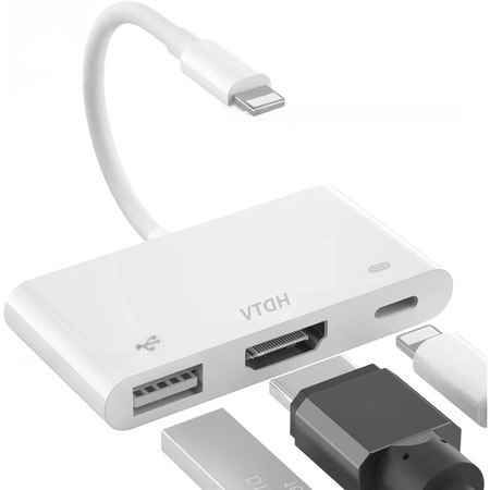 Adaptor pentru Apple multiport AV digital USB-C, Cablu de proiectie ...
