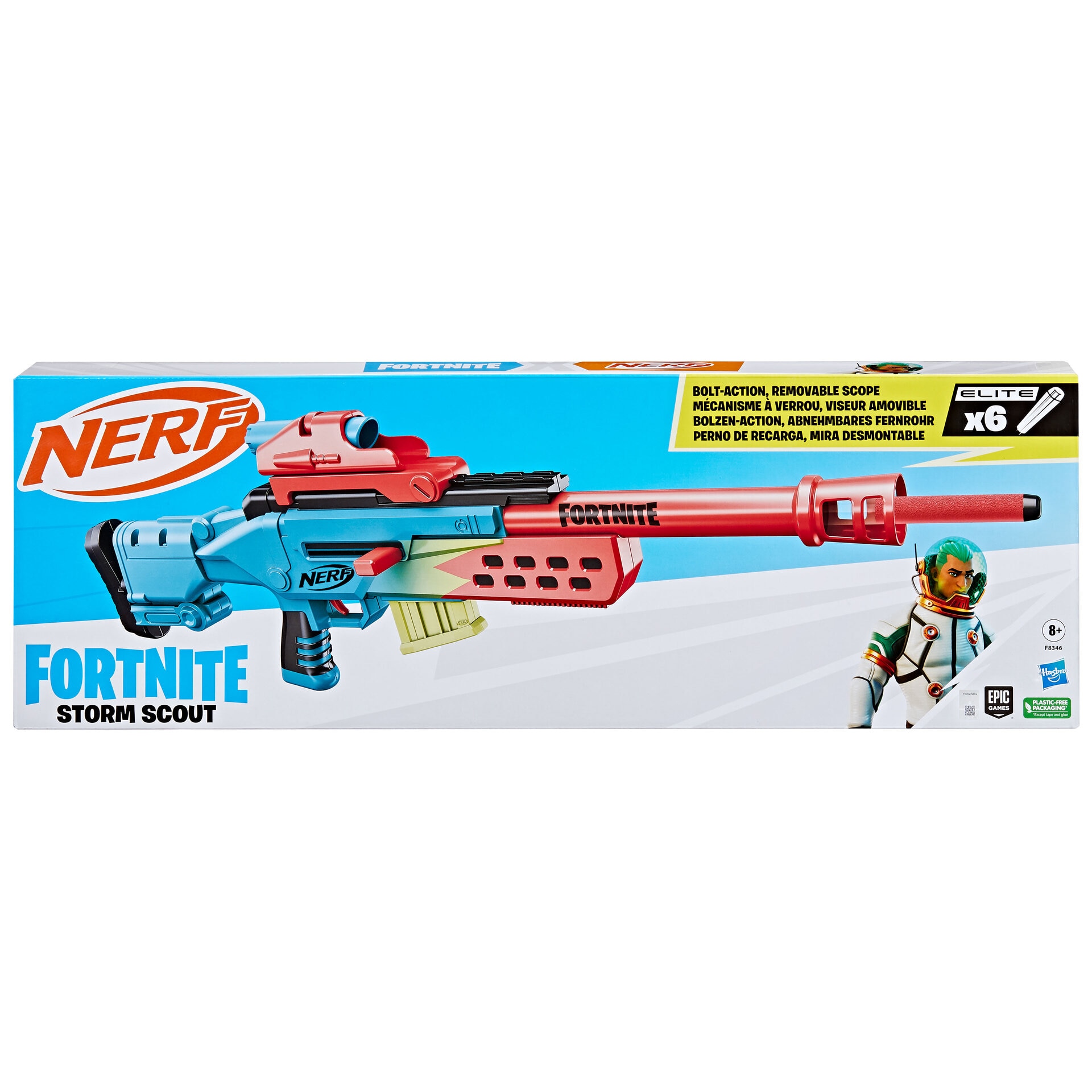Blaster Nerf Fortnite - Pusca de lunetist Storm Scout - eMAG.ro