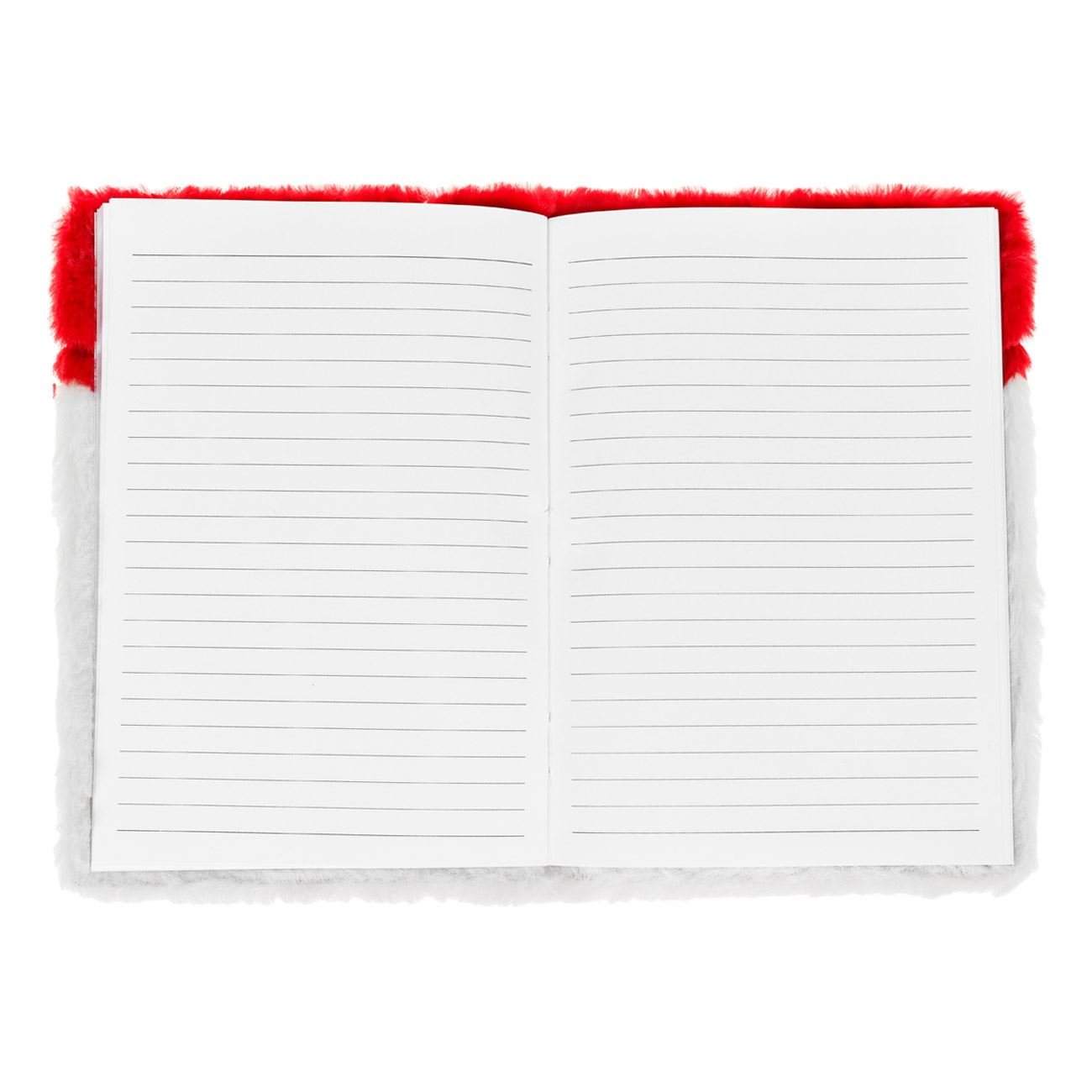 Carnetel Notite, Model Capul lui Mos Craciun, Culoare Alb/Rosu, Coperta ...