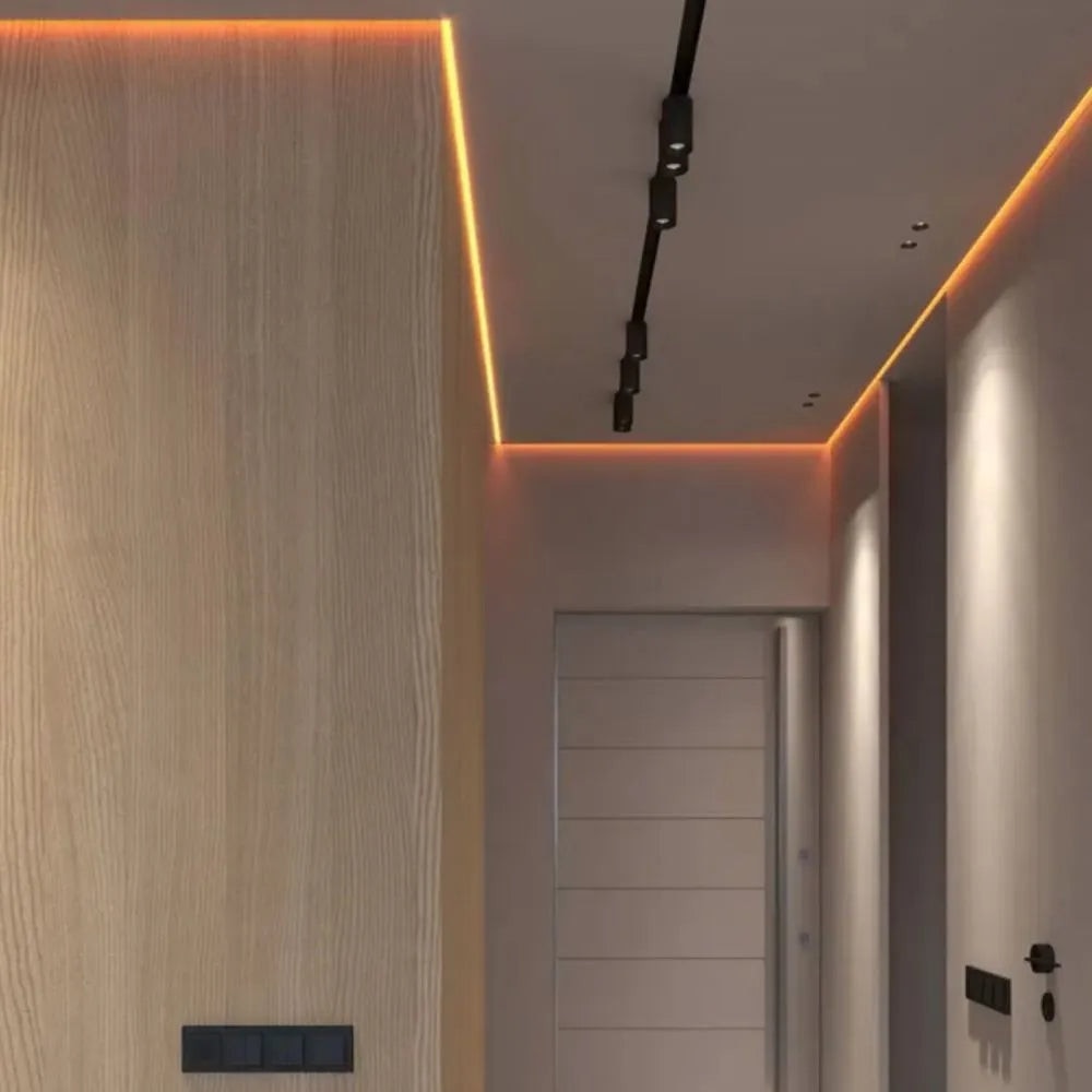 Profil umbrire tavan cu led, Ceiling Shadow Gap - Led bar, Aluminiu ...