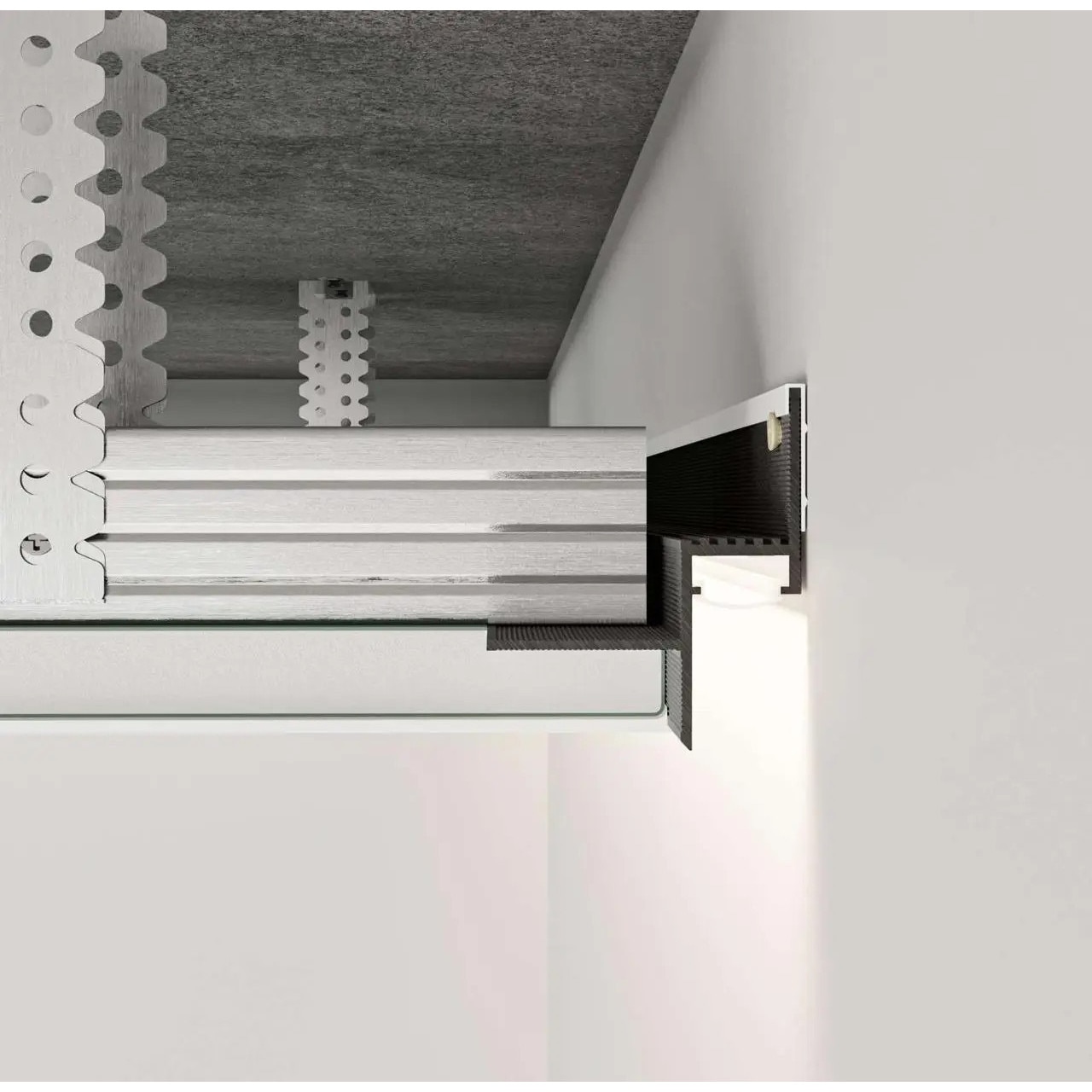 Profil umbrire tavan cu led, Ceiling Shadow Gap - Led bar, Aluminiu ...