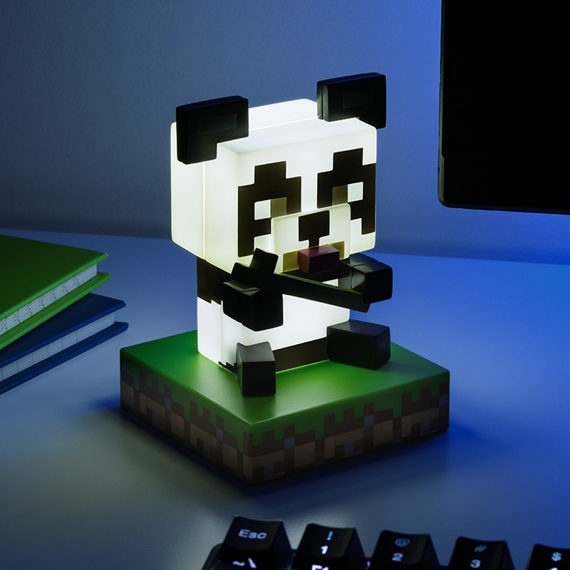 Lampa Minecraft Panda Icon, 11 cm, Multicolor - eMAG.ro