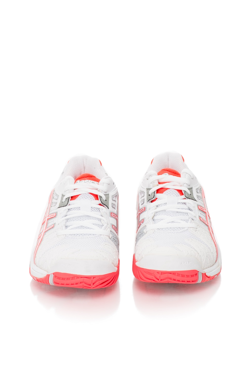 Asics, Спортни обувки Gel-Resolution 5 с релефни детайли, Бял, 7 - eMAG.bg